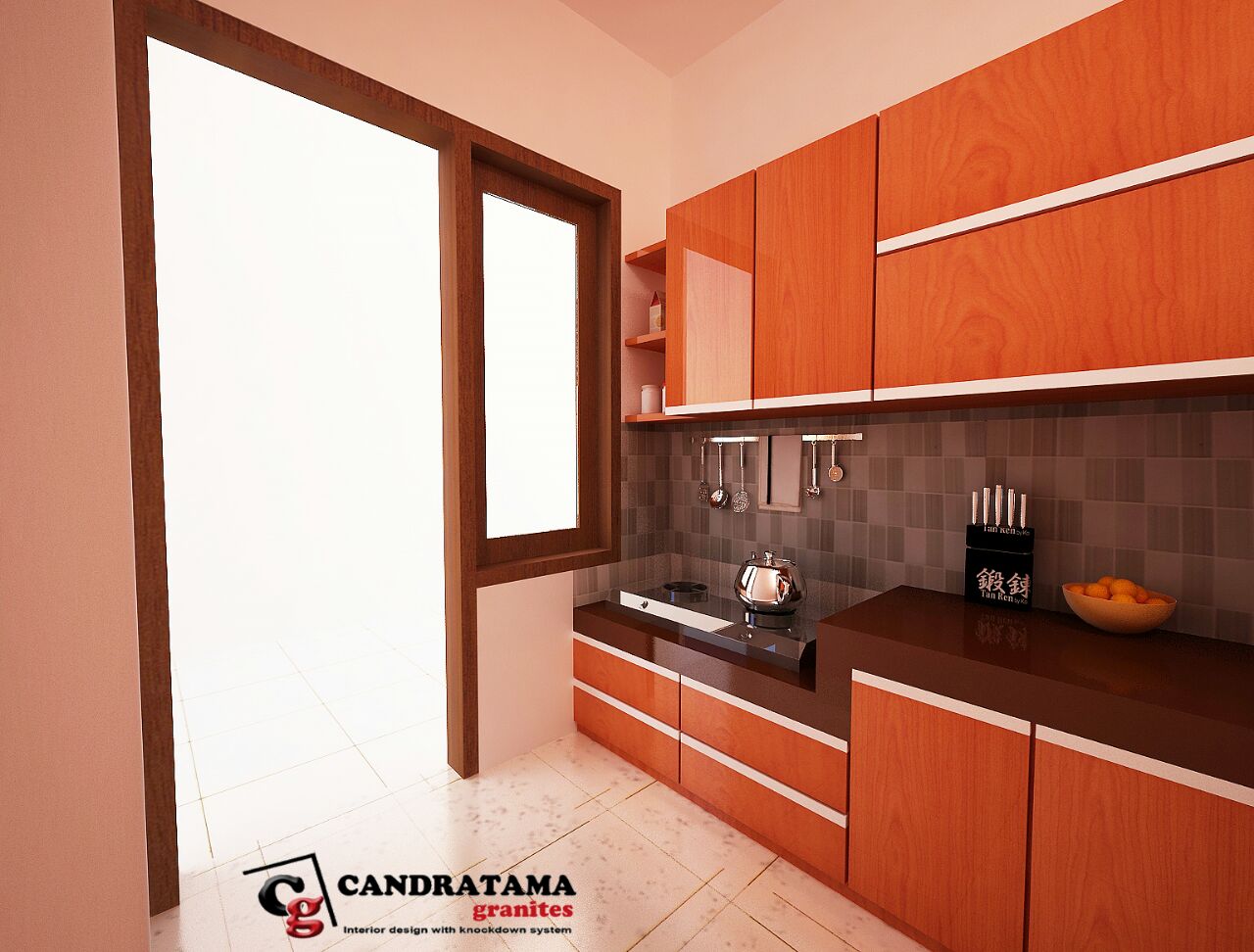 DESAIN INTERIOR KITCHEN SET MINIMALIS JAWA TIMUR