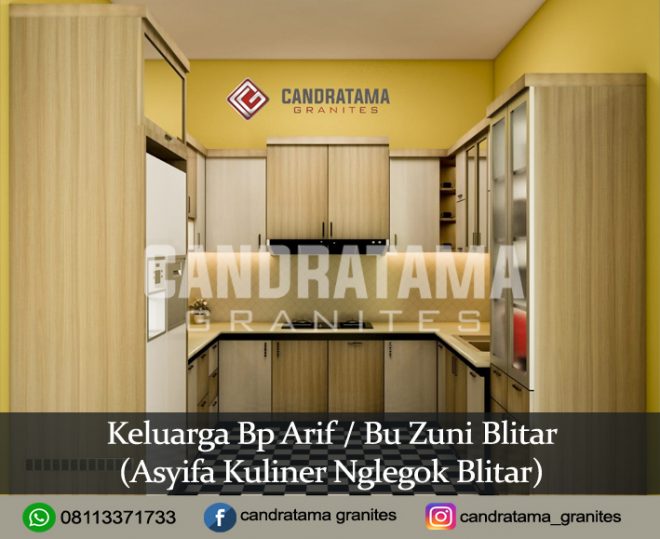 Pasang Kitchen Set Kediri | Candratama Kitchen Set Termurah Terbaik