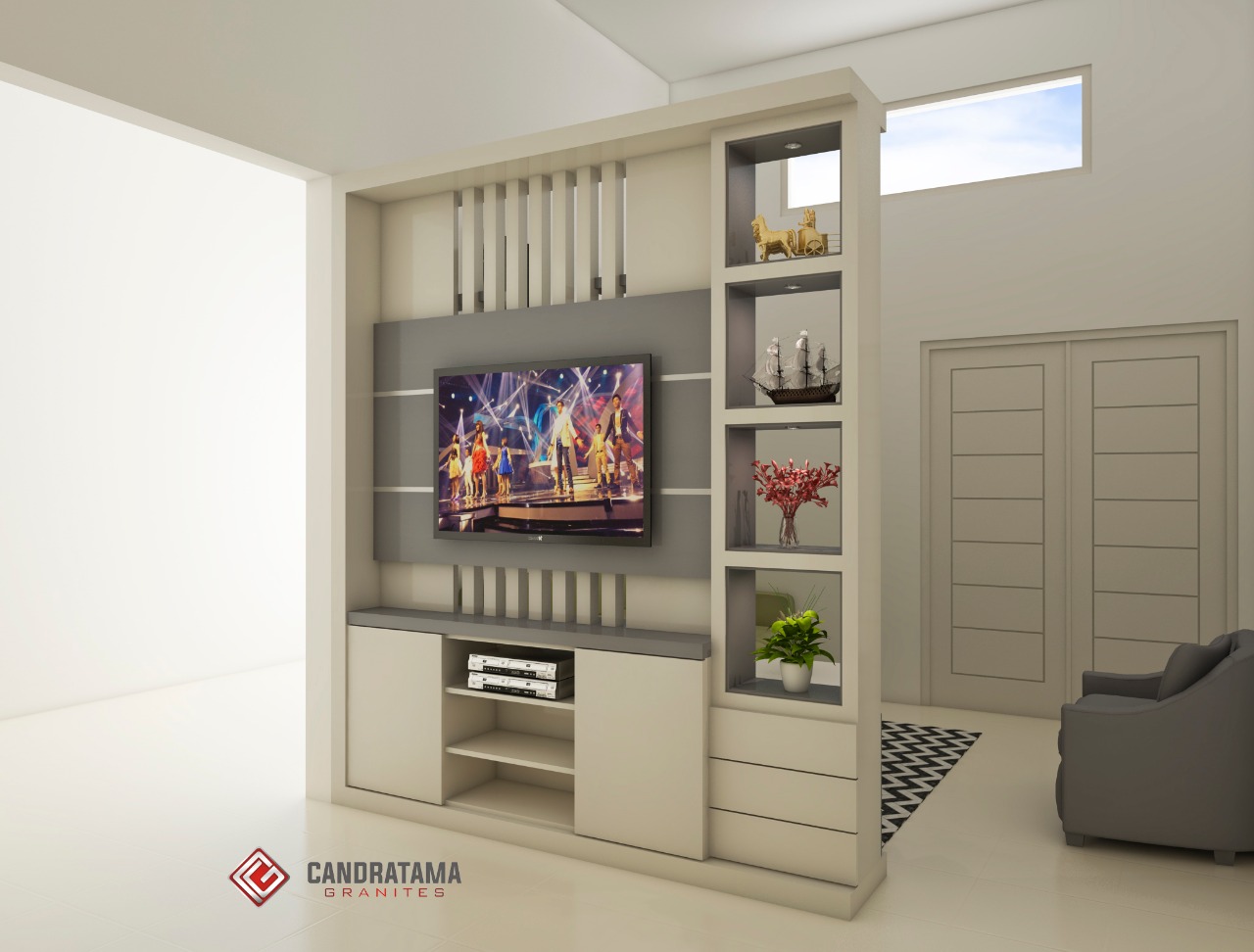 RAK TV KAYU DI MALANG BUAT TAMPILAN RUMAH JADI BERBEDA