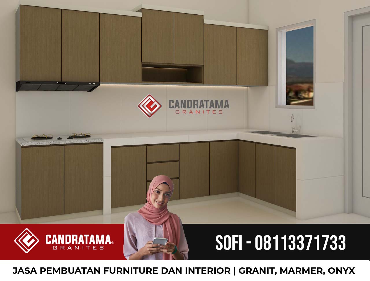 Kitchen Set HPL dan Duco Ponorogo - Pilihan Bahan Finishing