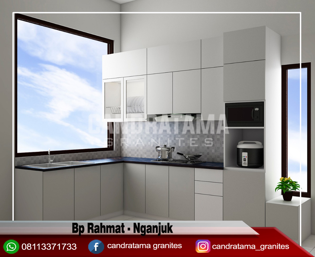 Kitchen Set Dapur Minimalis - Interior Madiun 08113371733