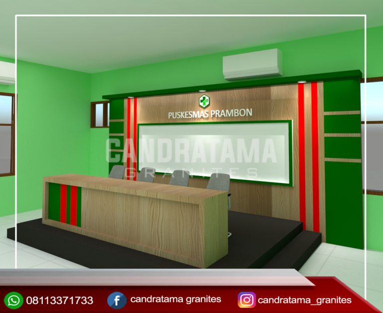 Desain Meja Pendaftaran Puskesmas Nganjuk 08113371733