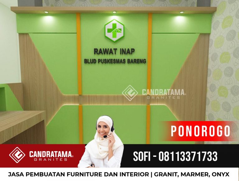 Backdrop Resepsionis Kantor Ponorogo