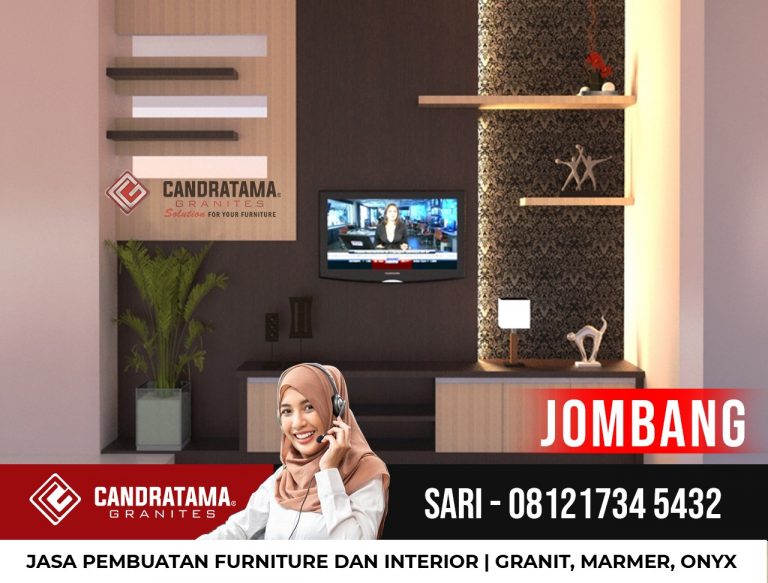 HARGA BACKDROP RESEPSIONIS KANTOR MINIMALIS JOMBANG