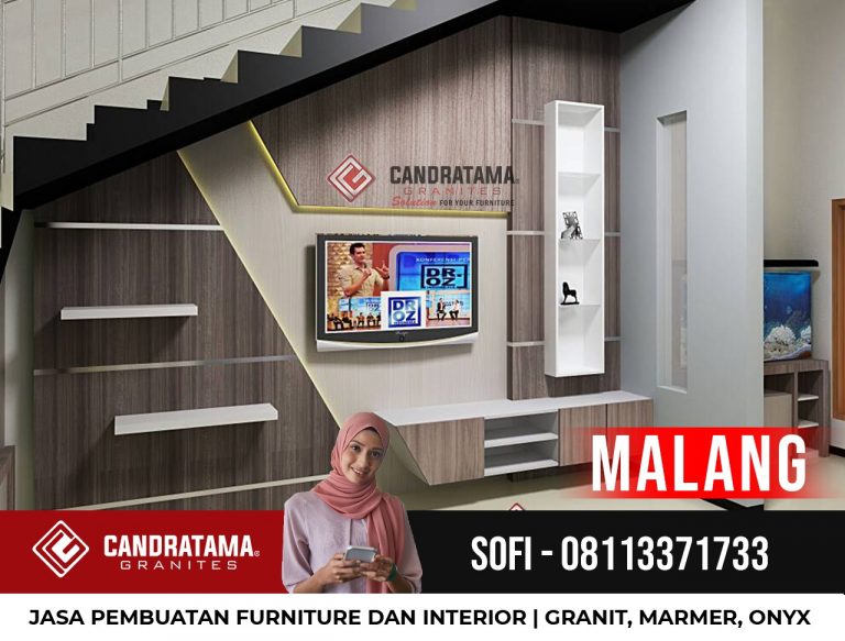 Backdrop Tv Ruang Tamu Minimalis Malang-Batu-Kediri 08113371733