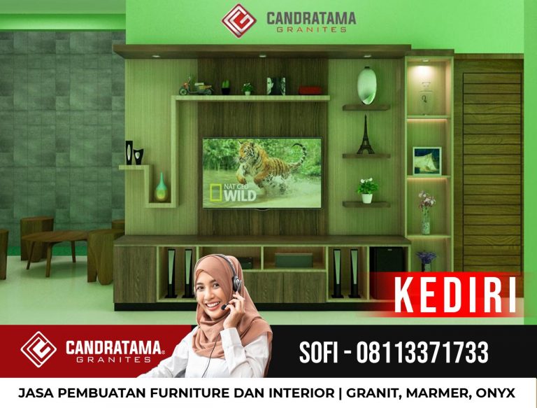 DESAIN INTERIOR BACKDROP TV RUANG TAMU MINIMALIS Kediri