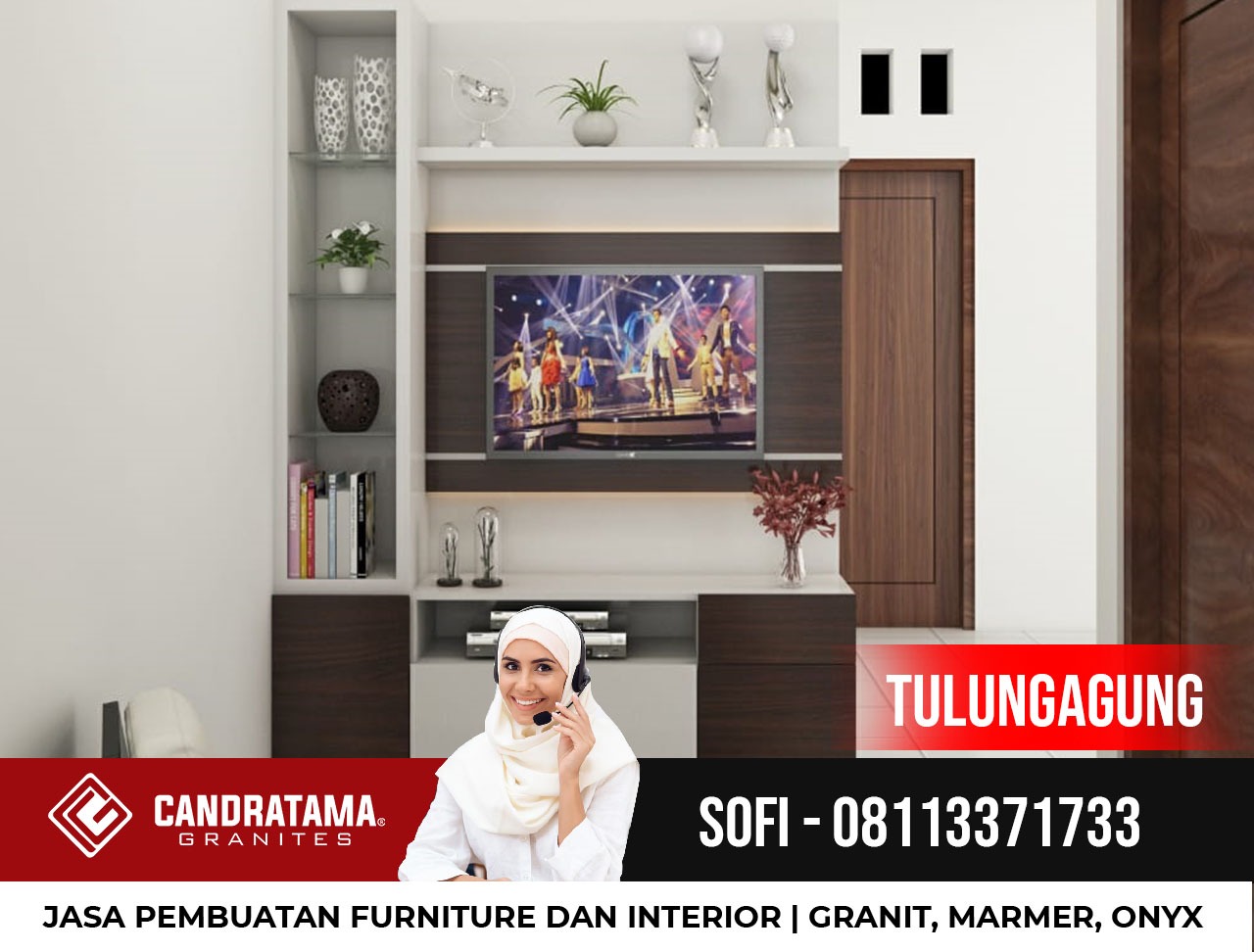 Jual Backdrop Tv HPL Ruang Keluarga Minimalis High End Jual Backdrop Tv HPL Ruang Keluarga Minimalis High End
