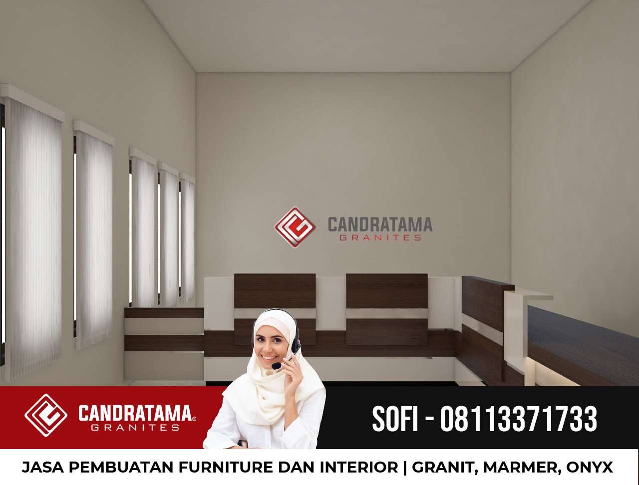 Bahan HPL untuk Interior Kantor Tulungagung