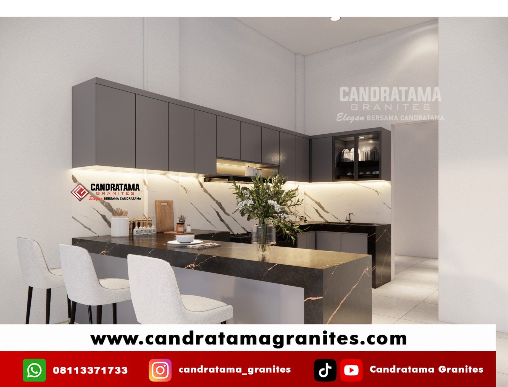 Kenali Material Kitchen Set Ini untuk Tampilan Dapur Lebih Keren ...